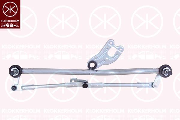 Wiper Linkage, Front, Set, for left-hand drive vehicles - UAB "Remparta"